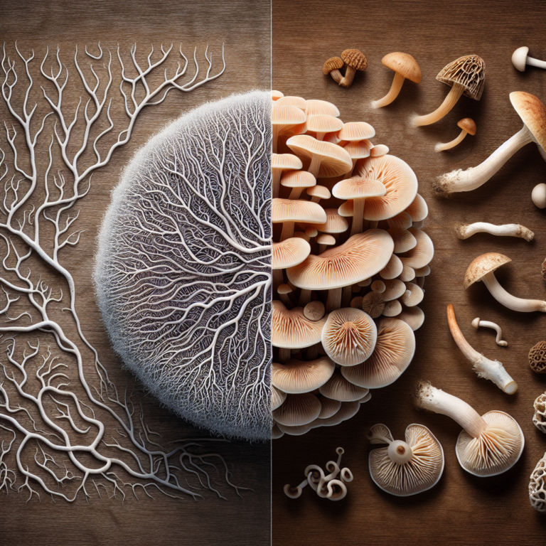 Understanding how a Mycelium and a Fruiting Body are Similar in Some ...